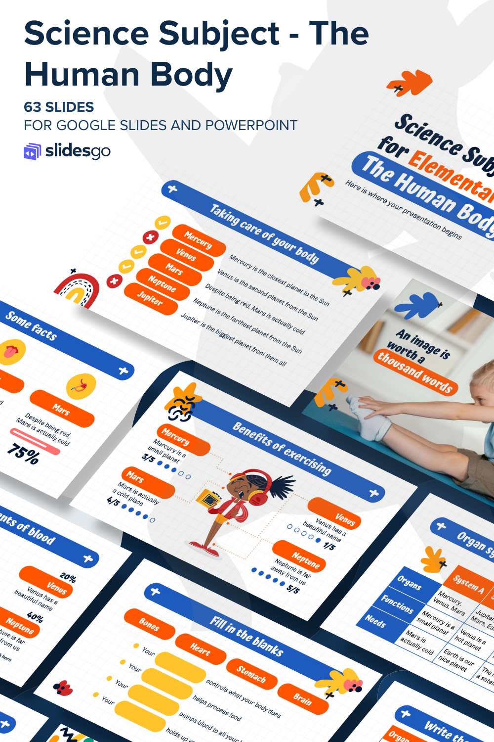 Science for Elementary: The Human Body | Google Slides