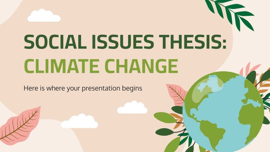 Kostenlose Google Slides und PPT-Vorlagen zum Klimawandel
