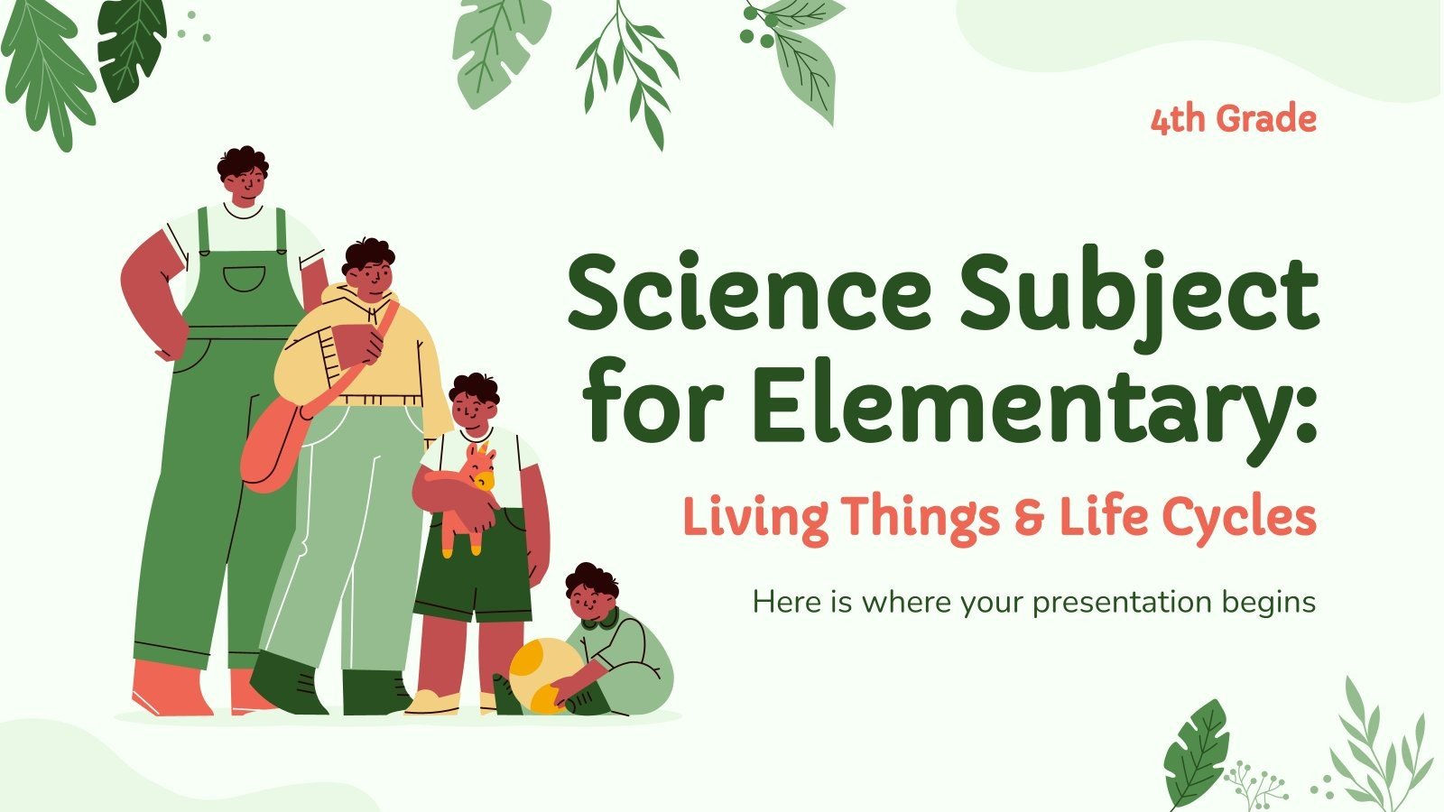Elementary - 4th Grade: Living Things & Life Cycles