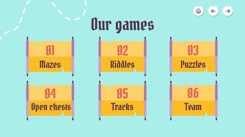 Treasure Hunt Google Slides and PowerPoint template