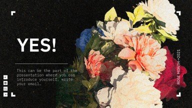 Rose Month | Google Slides Theme & PowerPoint Template