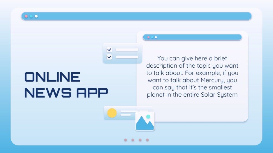 Online News App | Google Slides & PowerPoint template