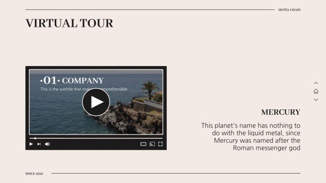 Hotel Chain Company Profile | Google Slides & PowerPoint