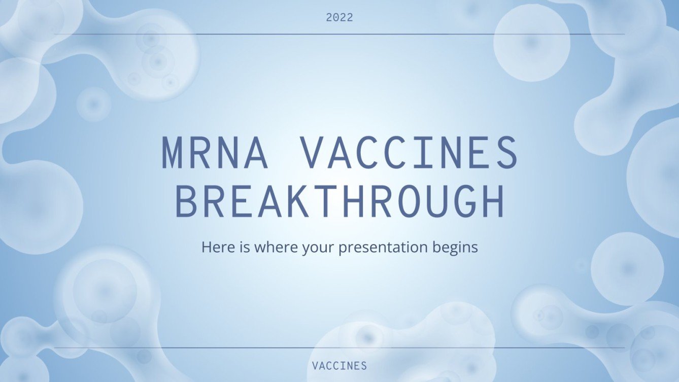 mRNA Vaccines Breakthrough | Google Slides and PowerPoint