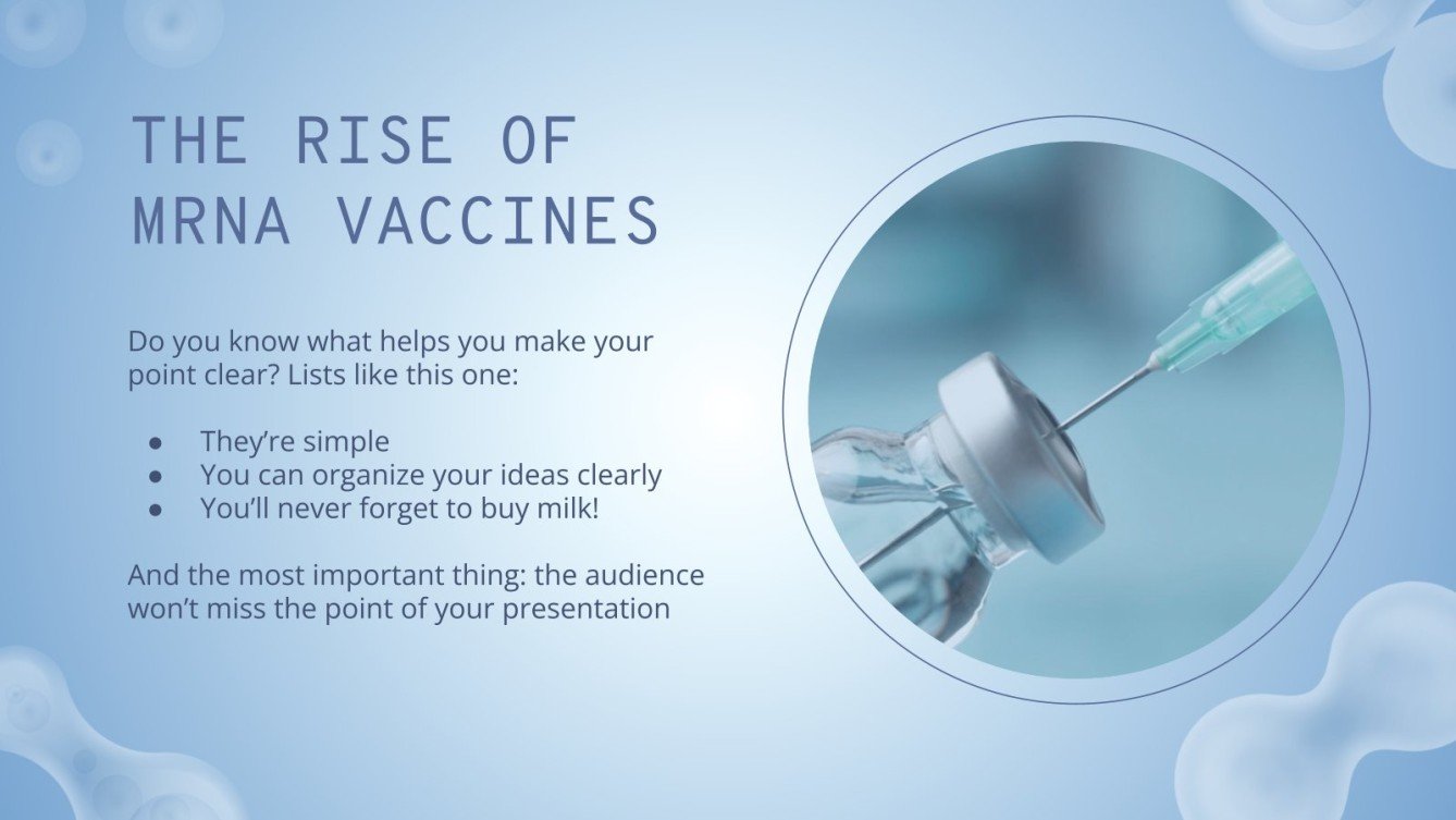 mRNA Vaccines Breakthrough | Google Slides and PowerPoint