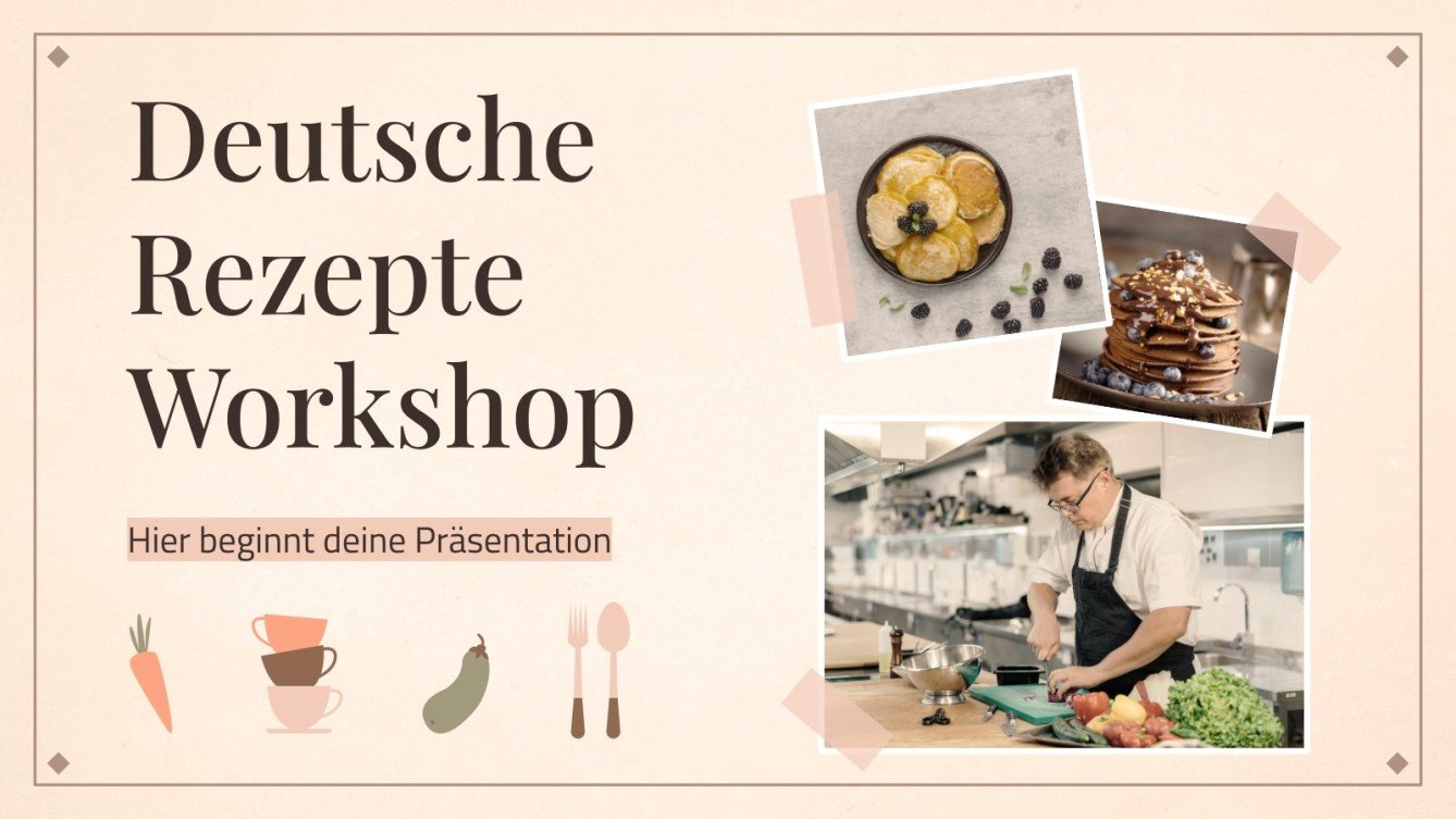 German Recipes Workshop | Google Slides and PowerPoint