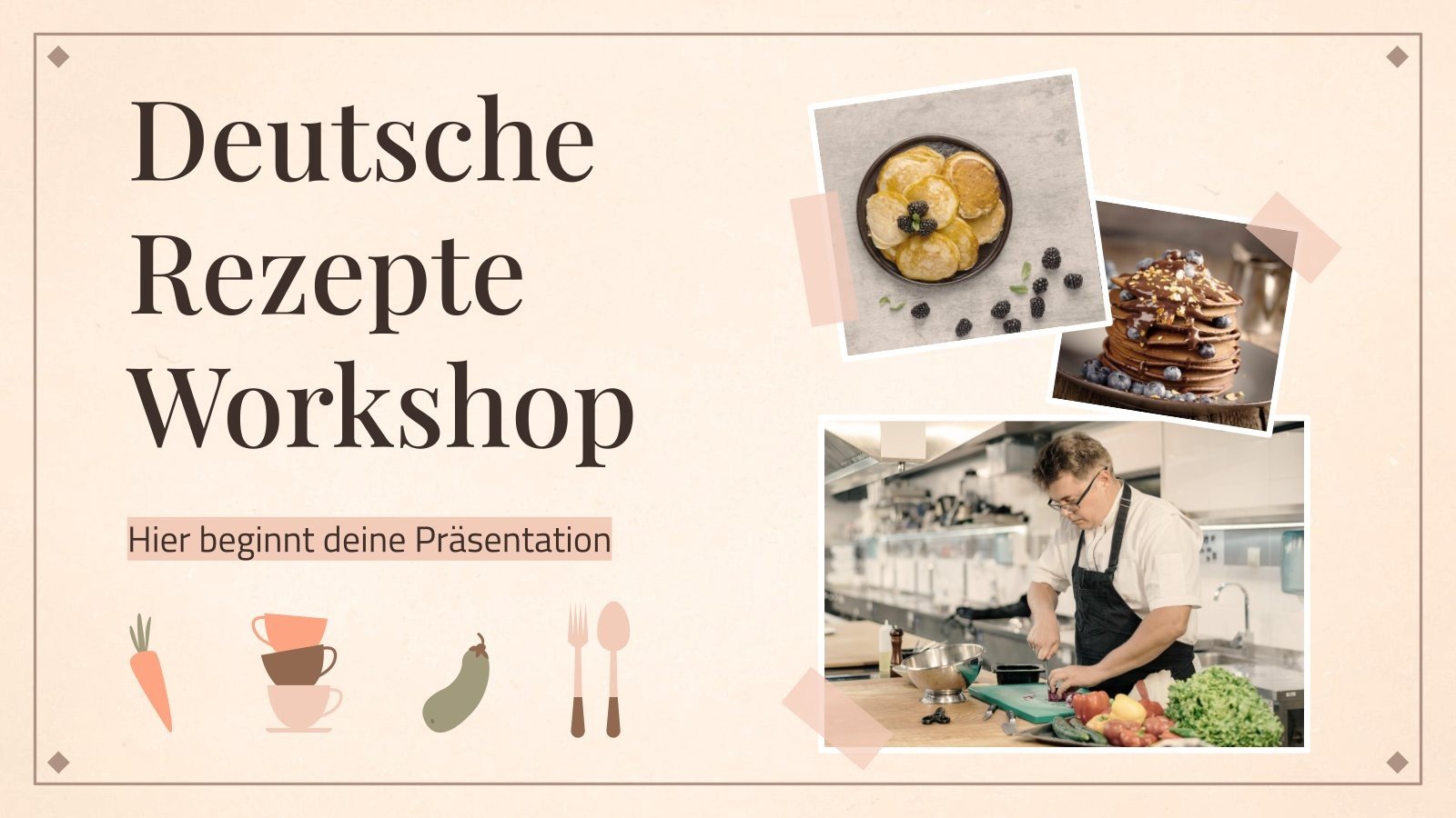 German Recipes Workshop | Google Slides and PowerPoint