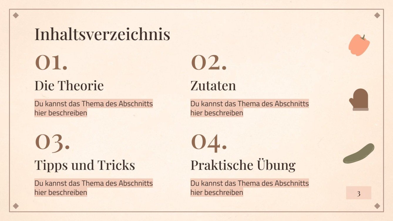 German Recipes Workshop | Google Slides and PowerPoint