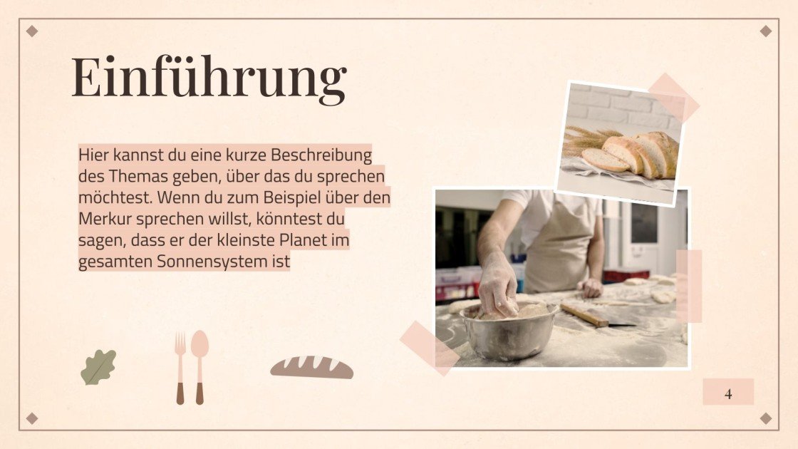 German Recipes Workshop | Google Slides and PowerPoint