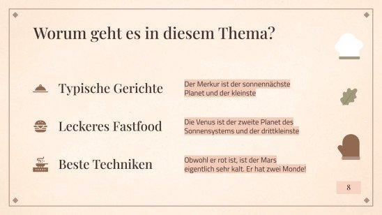 German Recipes Workshop | Google Slides and PowerPoint