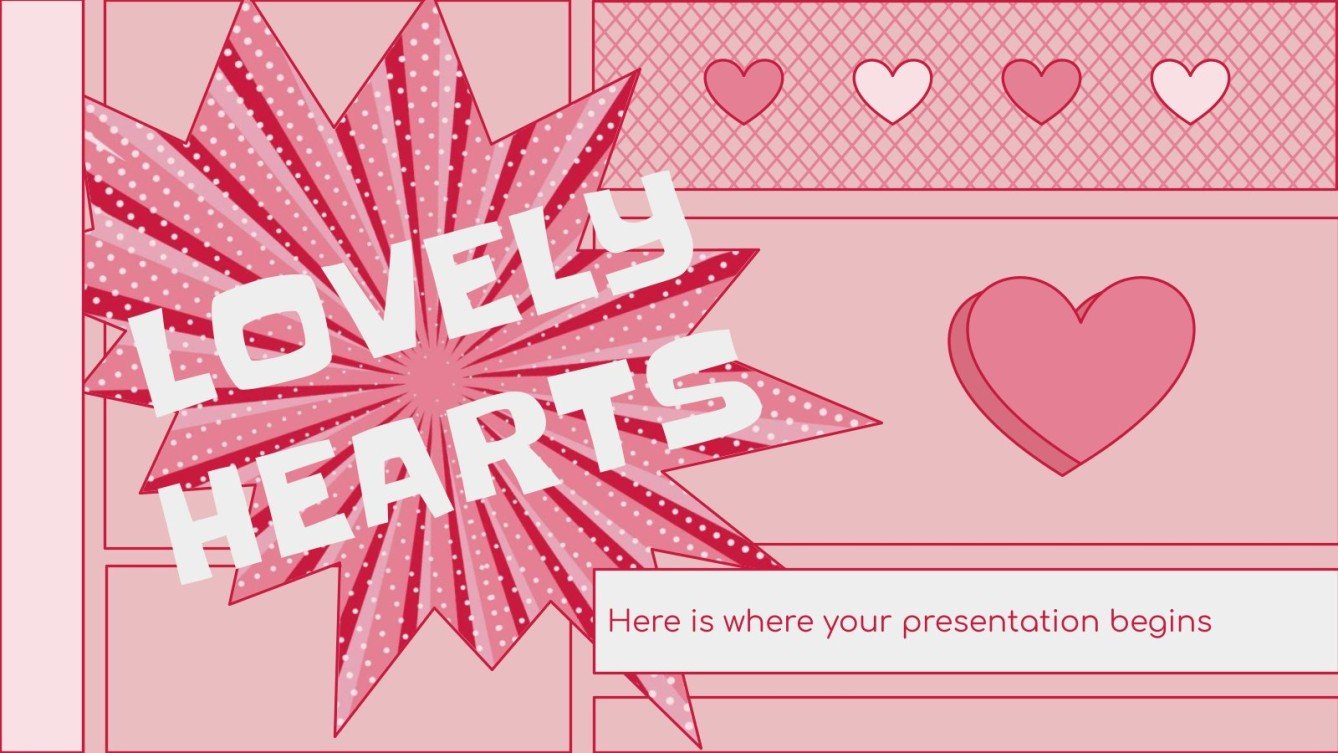 Google Slides & PowerPoint presentations about hearts