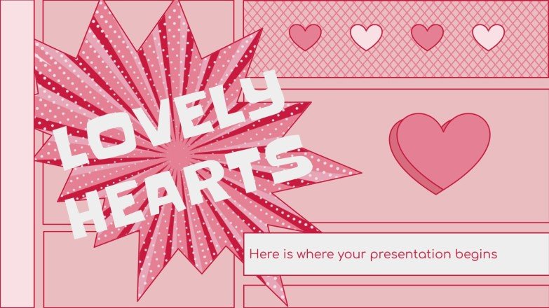 Google Slides & PowerPoint presentations about hearts