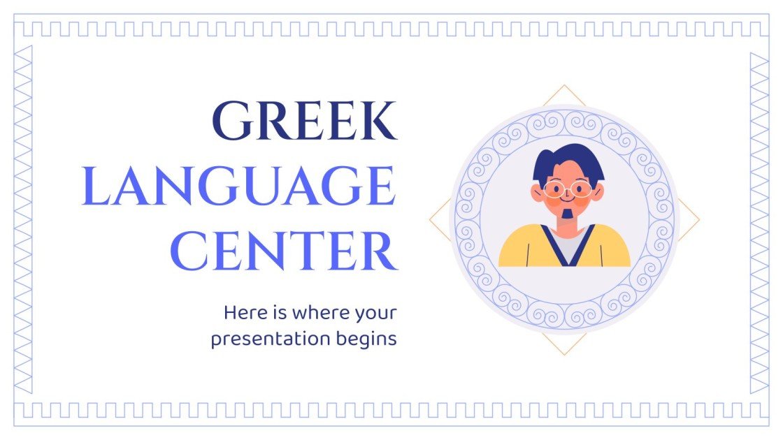 Free Greek-themed Google Slides and PowerPoint templates
