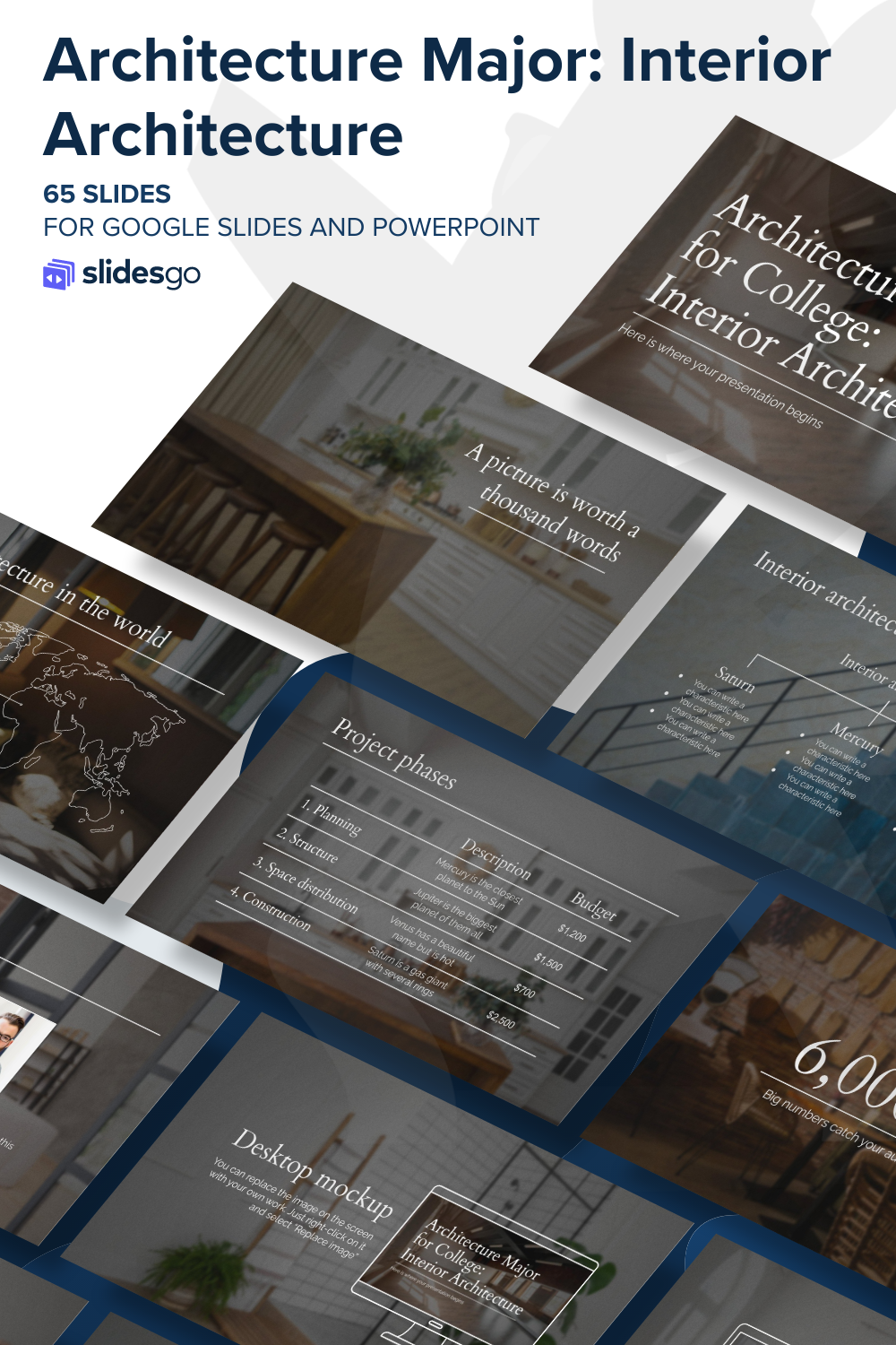 College: Interior Architecture | Google Slides and PowerPoint