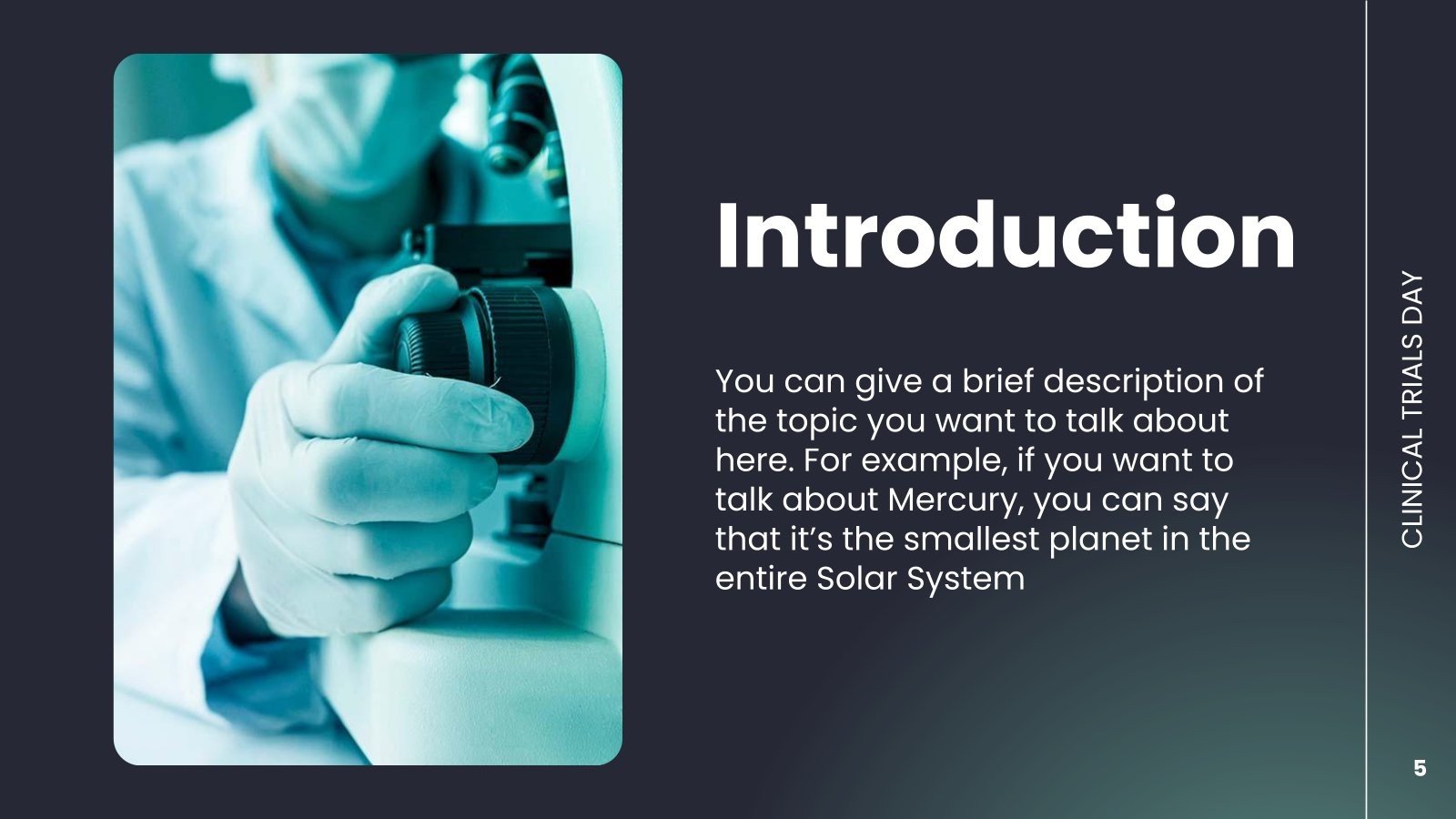 Clinical Trials Day | Google Slides & PowerPoint