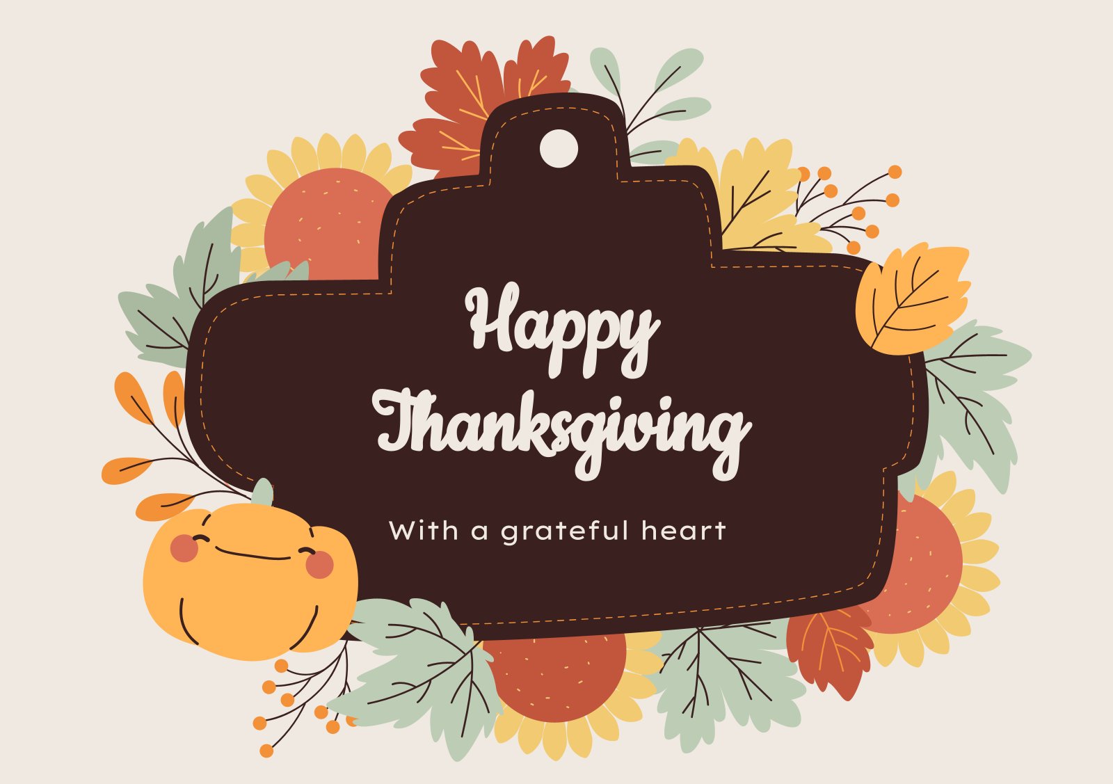 Thanksgiving Dinner Invitations | Google Slides & PowerPoint