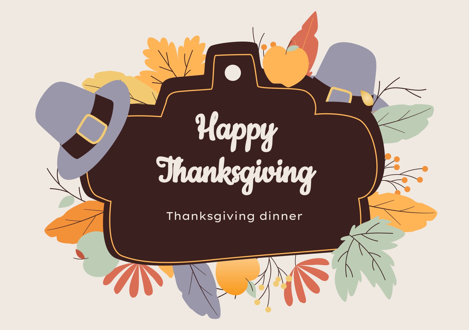 Thanksgiving Dinner Invitations | Google Slides & PowerPoint