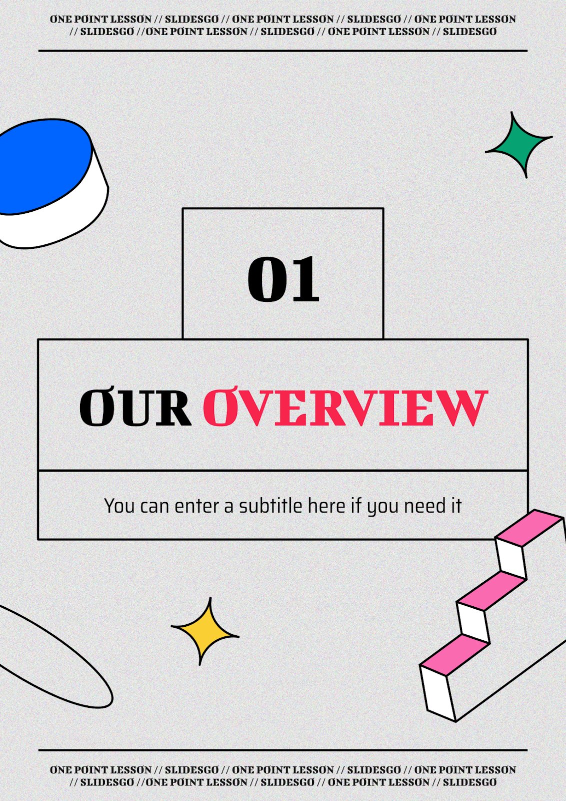 Lección de un solo punto | Google Slides y PowerPoint