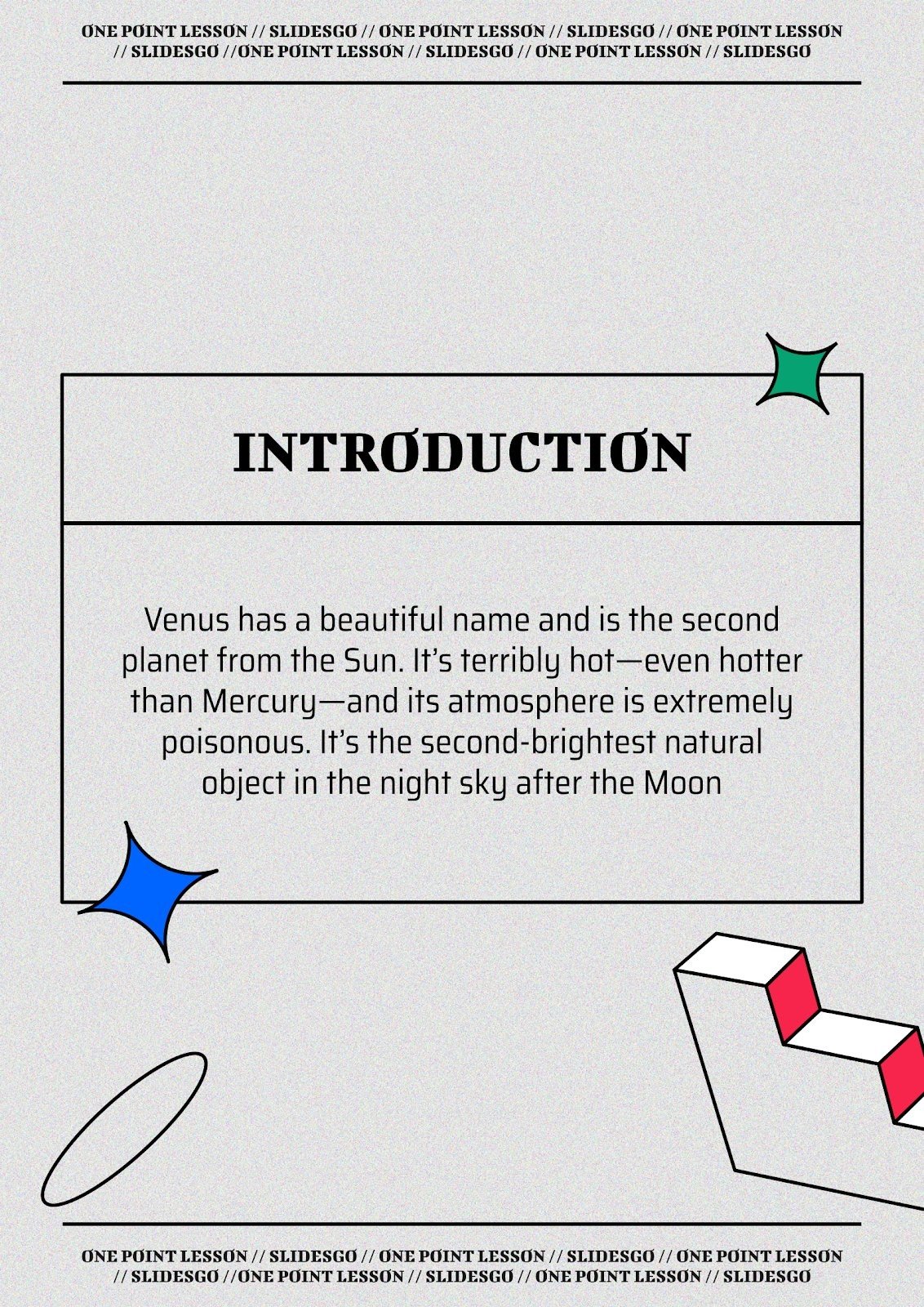 One Point Lesson for High School | Google Slides & PowerPoint