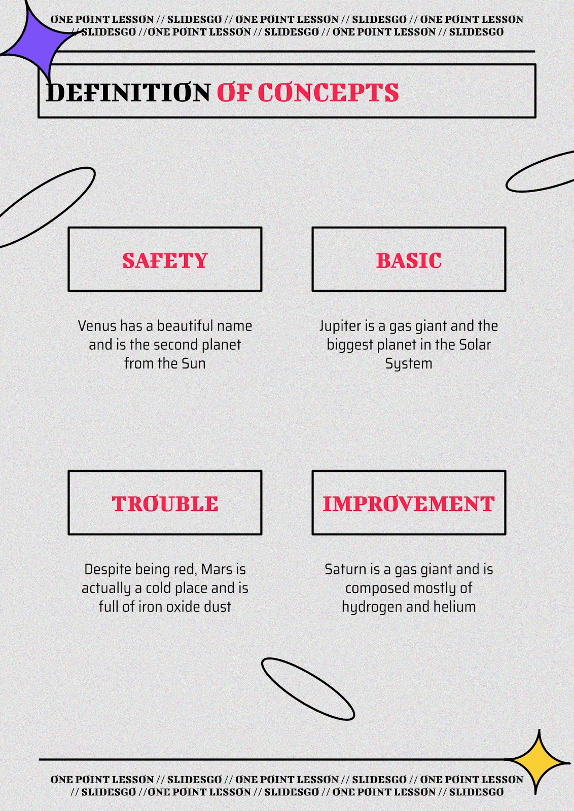 One Point Lesson for High School | Google Slides & PowerPoint