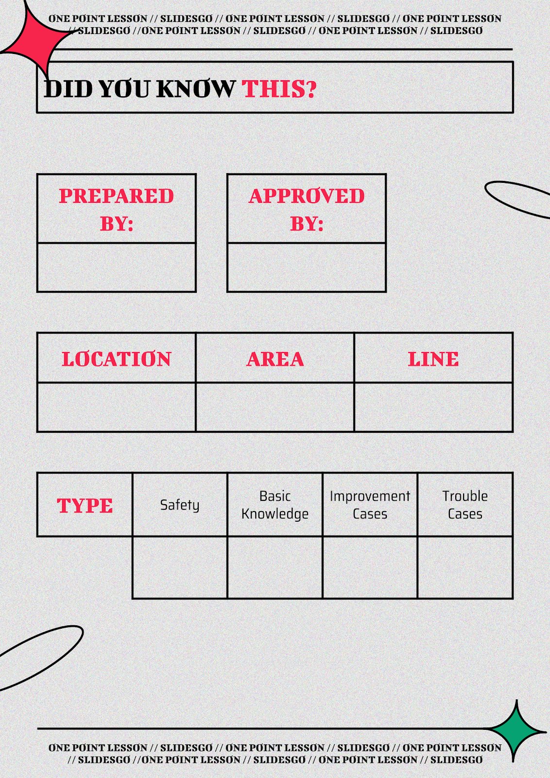 One Point Lesson for High School | Google Slides & PowerPoint