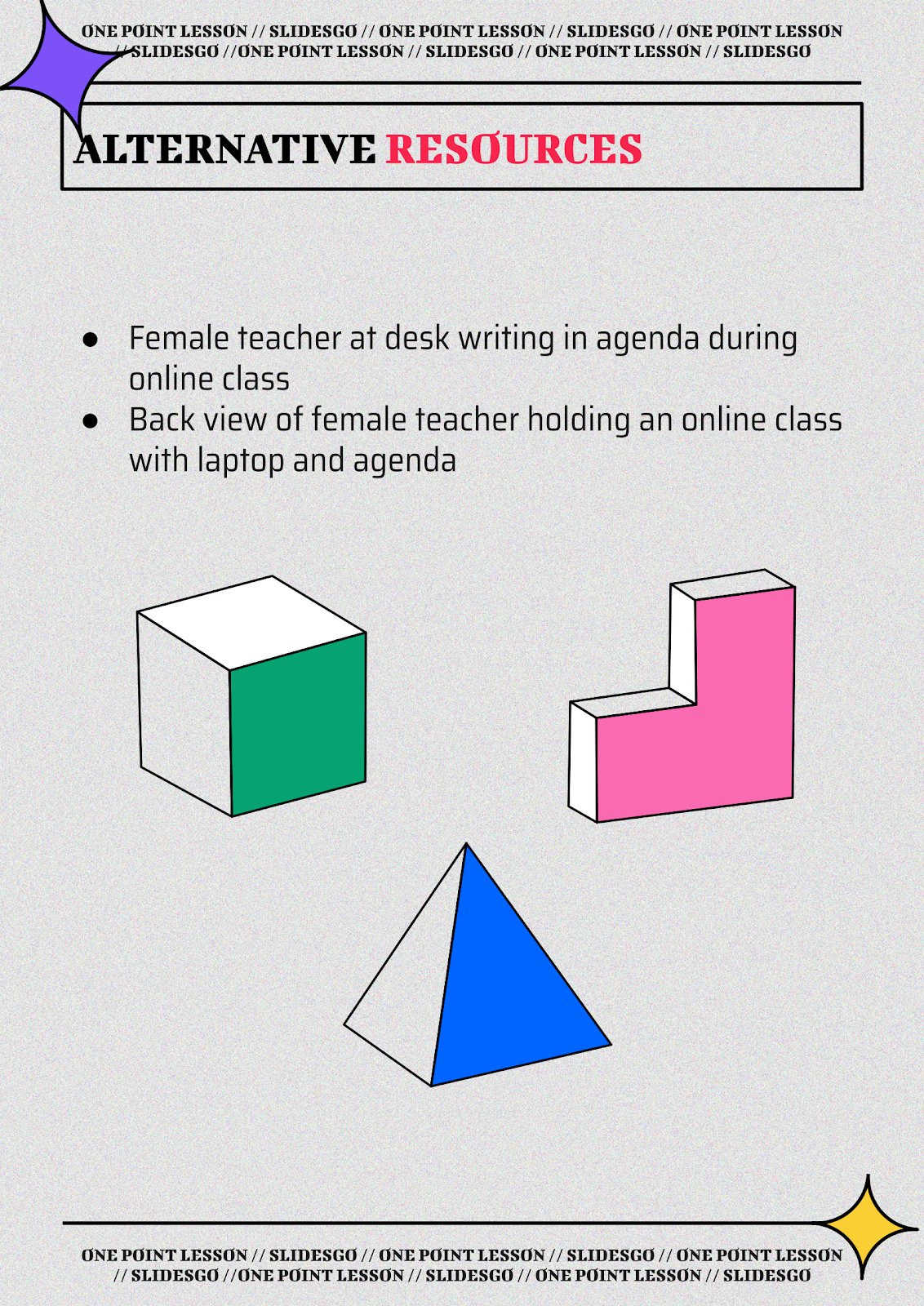 One Point Lesson for High School | Google Slides & PowerPoint