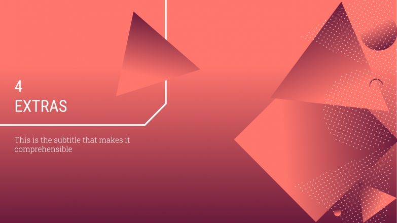 Geometric Gradient Google Slides and PowerPoint Template