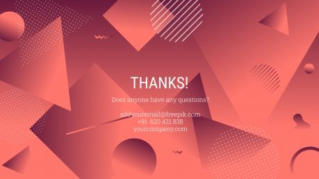 Geometric Gradient Google Slides and PowerPoint Template