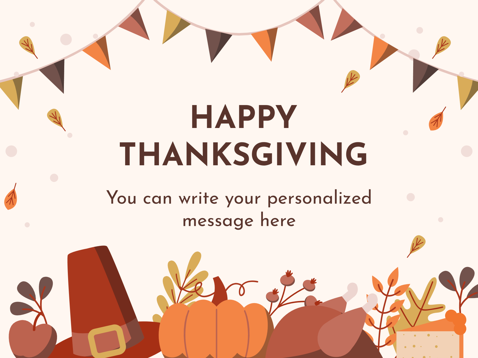 Thanksgiving Cards Collection Google Slides PPT Template