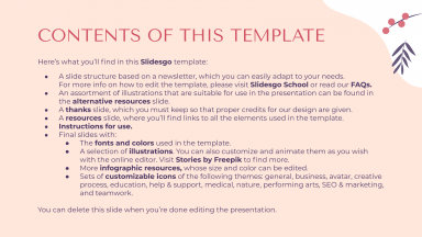 Thanksgiving Newsletter Google Slides & PowerPoint template