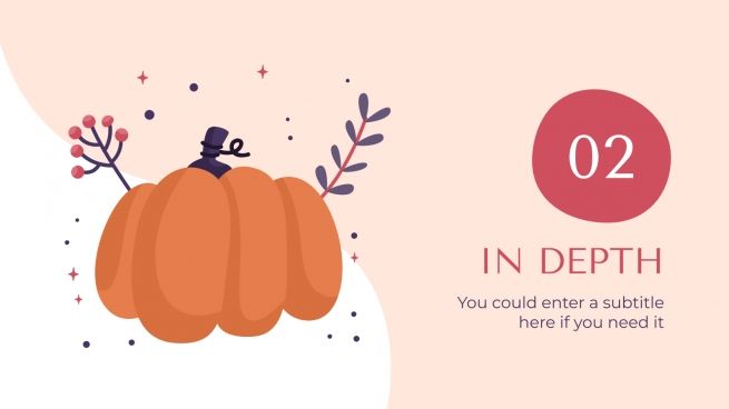 Thanksgiving Newsletter Google Slides & PowerPoint template
