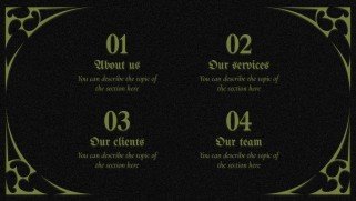 Gothic Aesthetic Agency | Google Slides & PowerPoint