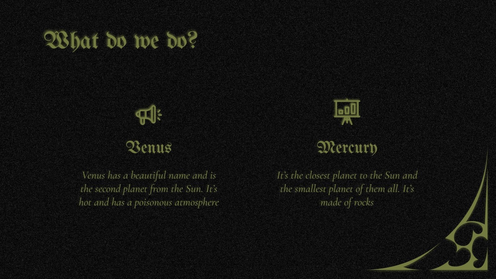 Gothic Aesthetic Agency | Google Slides & PowerPoint