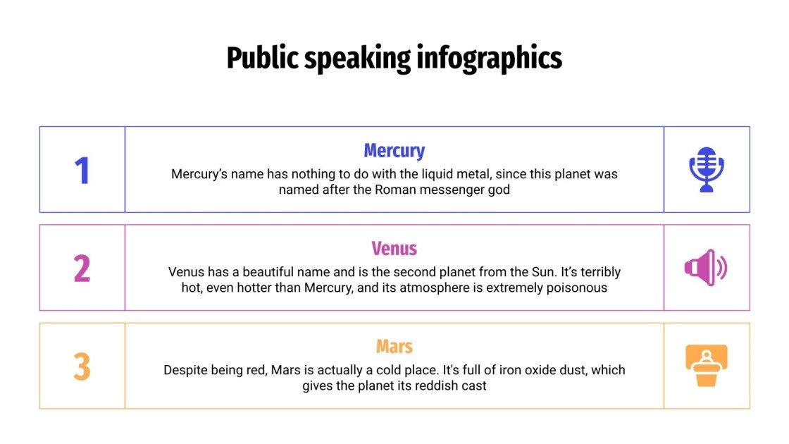 Public Speaking Infographics | Google Slides & PowerPoint
