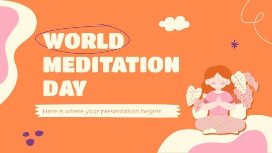 Free Google Slides and PPT Templates about Meditation