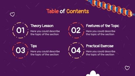 Friendship Bracelets Workshop Google Slides & PPT template