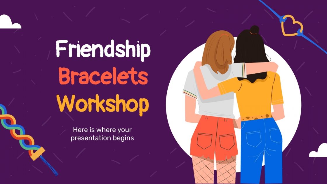 Plantilla gratis sobre la amistad para Google Slides y PPT