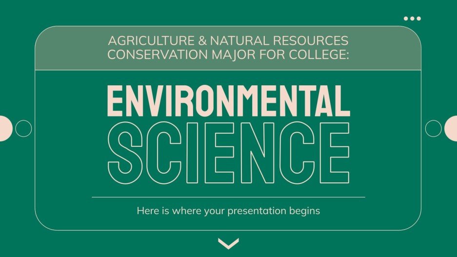 Major for College: Environmental Science | Google Slides & PPT