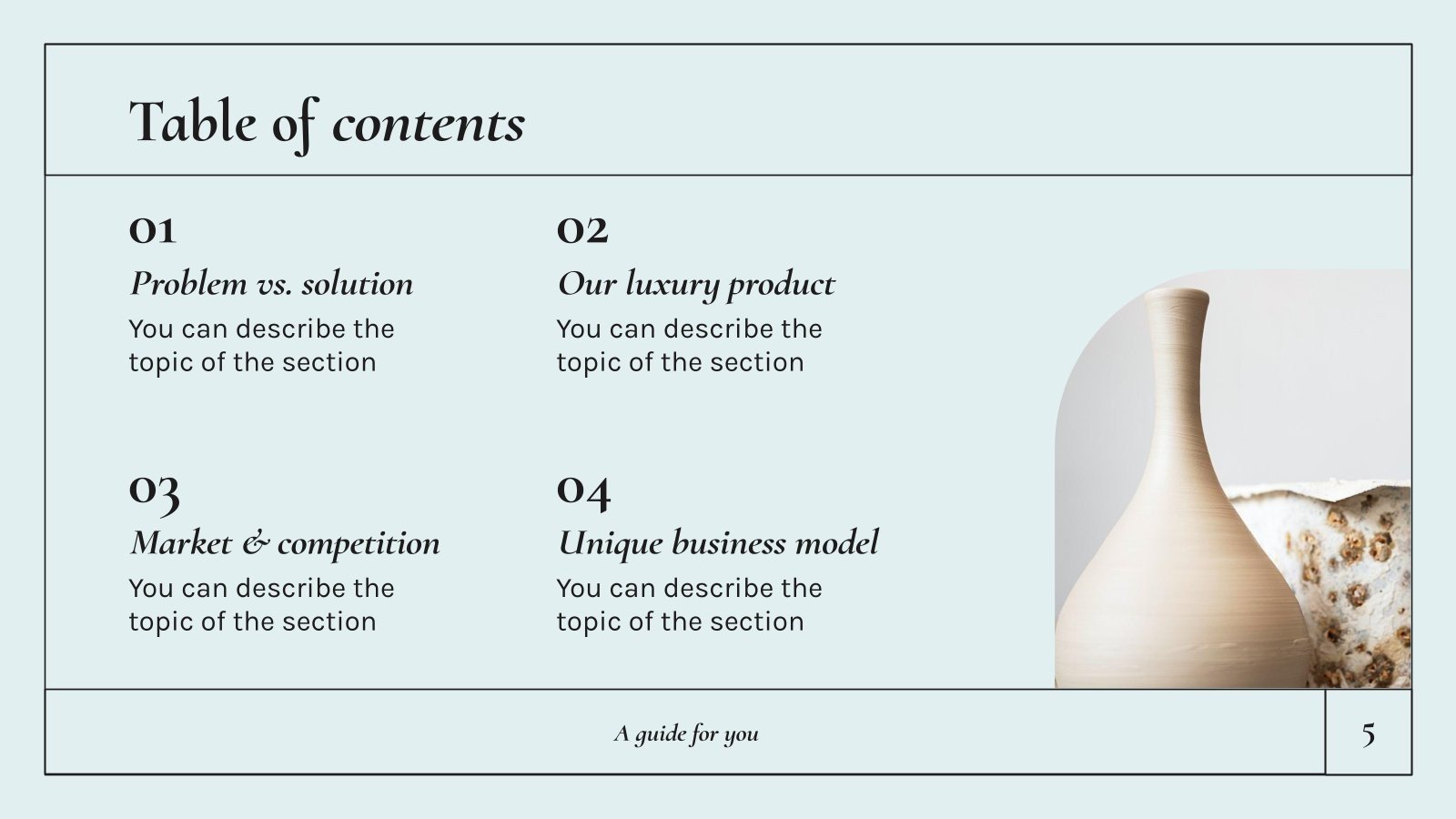 Boutique Hotel Pitch Deck | Google Slides & PowerPoint