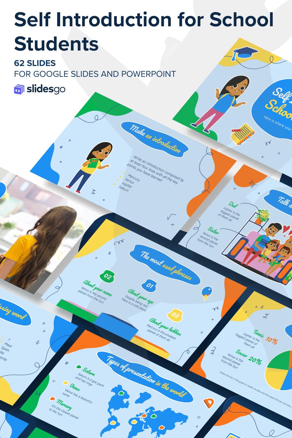 Self Introduction for School Students | Google Slides & PPT