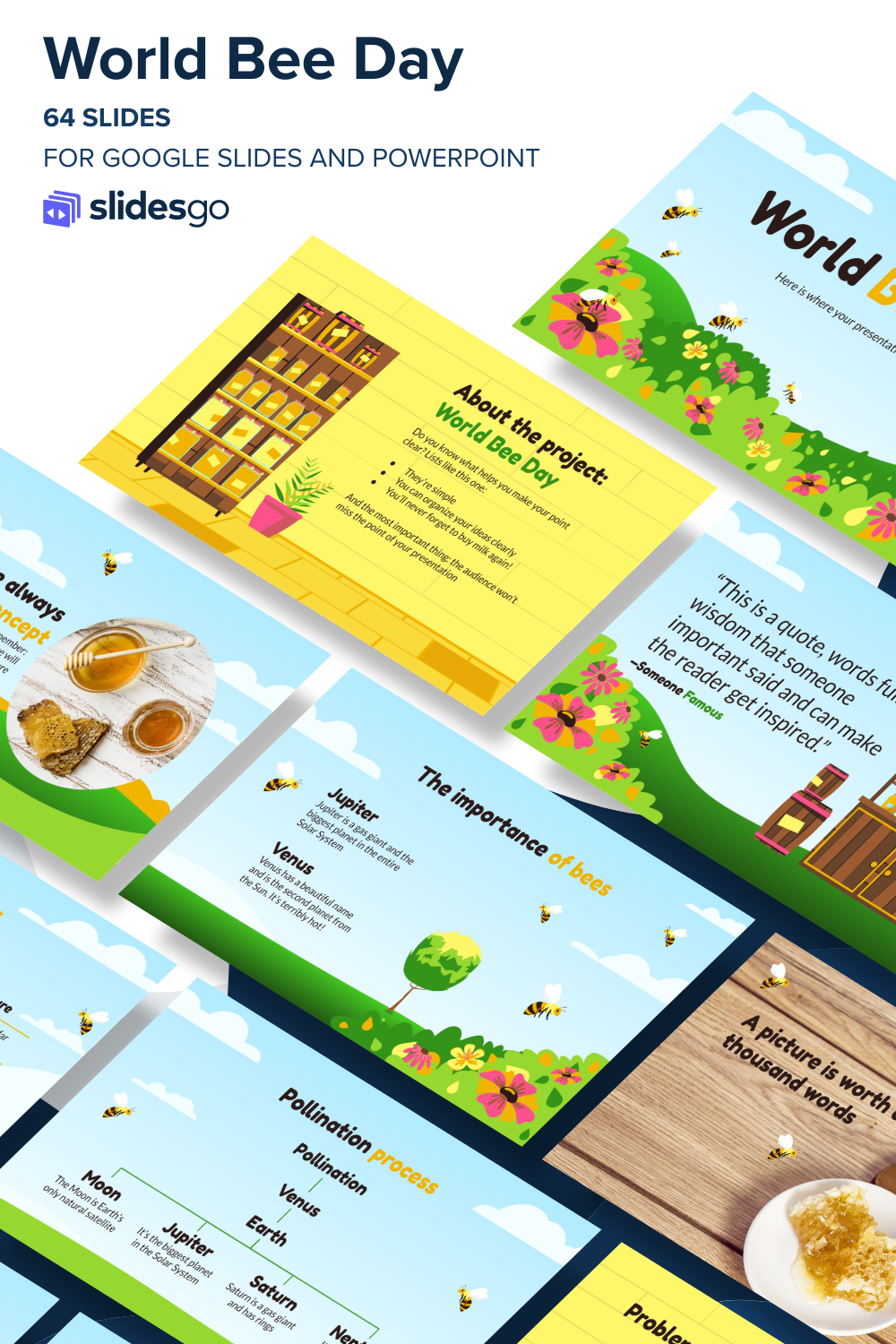 World Bee Day | Google Slides theme & PowerPoint template
