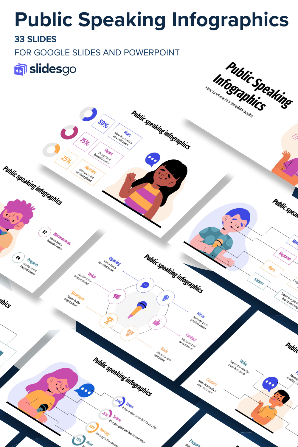 Public Speaking Infographics | Google Slides & PowerPoint