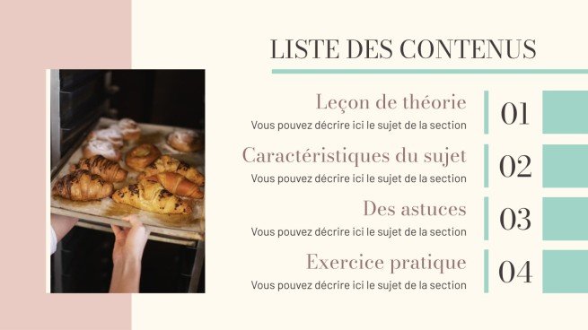 French Pastry Workshop | Google Slides & PowerPoint