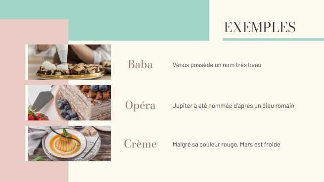French Pastry Workshop | Google Slides & PowerPoint