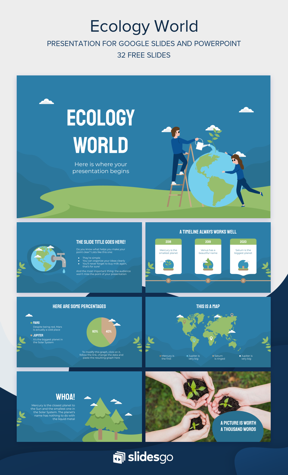 Ecology World Google Slides & PowerPoint template
