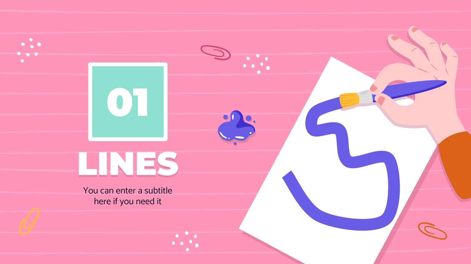 Art: Line, Shape, Color and Pattern | Google Slides & PPT