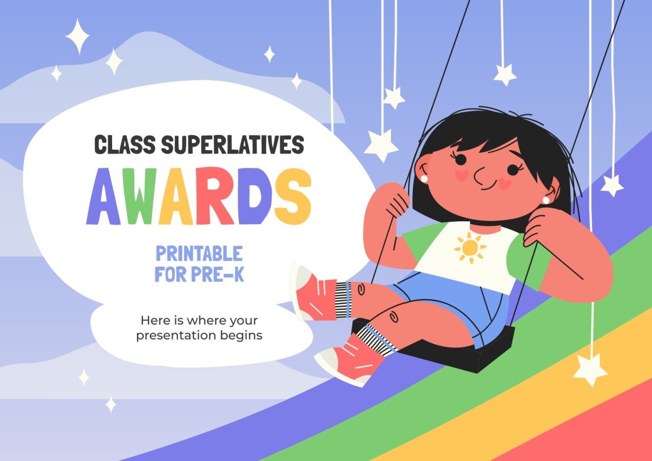 Premios para los alumnos de una clase de preescolar