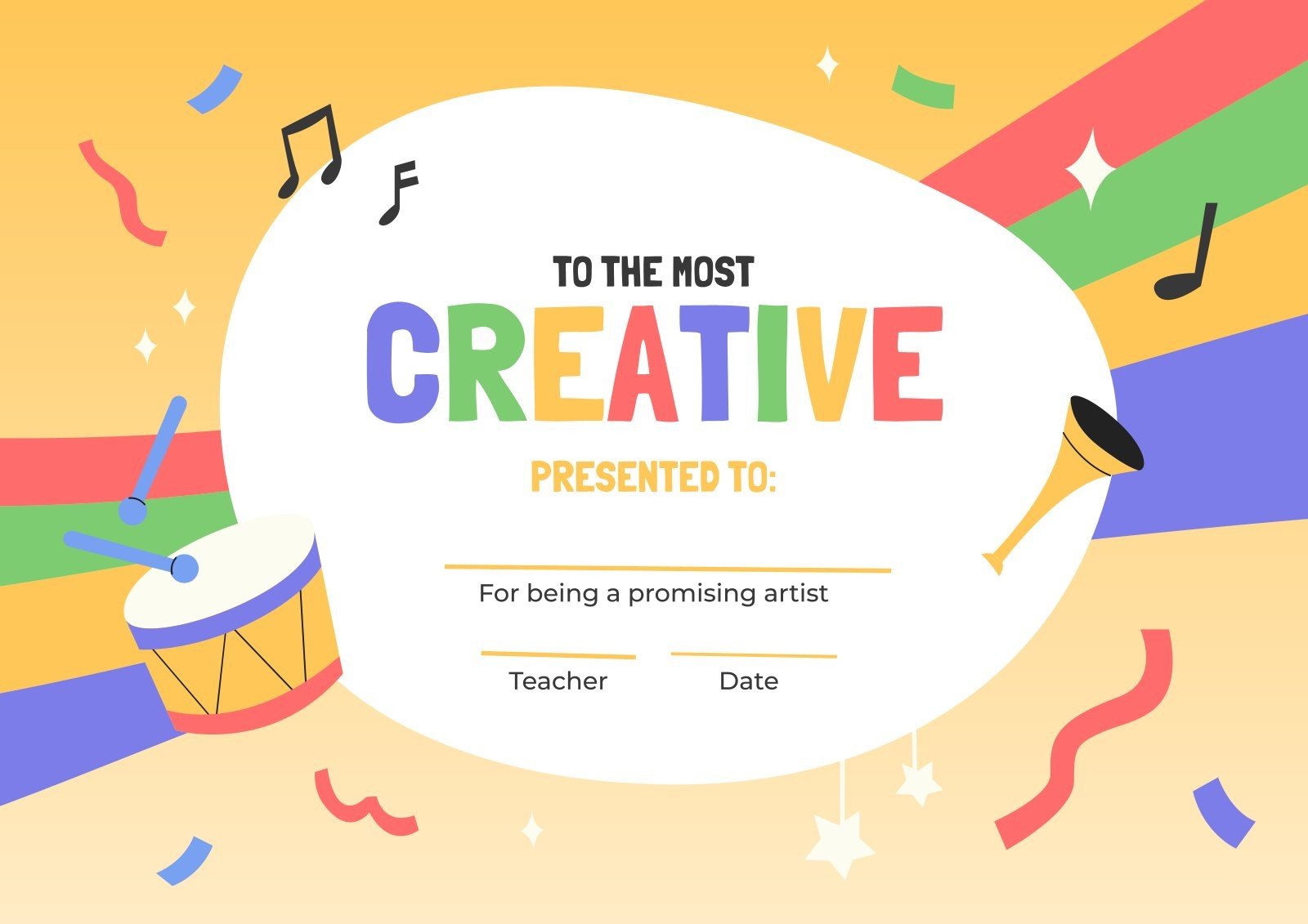 Printable Class Superlatives Awards for Pre-K | Google Slides