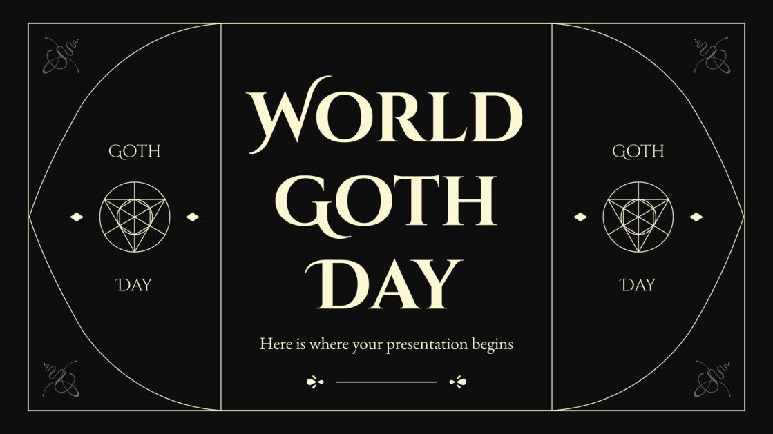 World Goth Day | Google Slides & PowerPoint template
