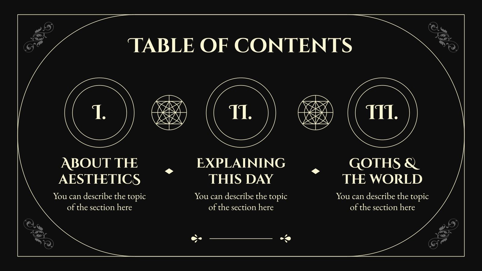 World Goth Day | Google Slides & PowerPoint template